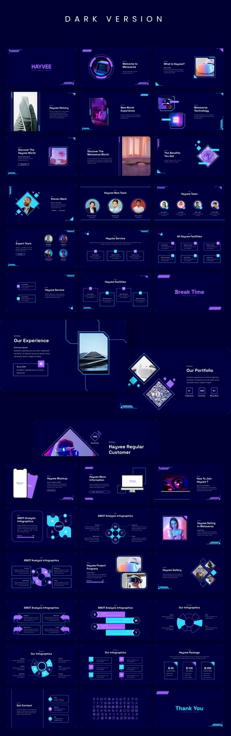 Hayvee - Metaverse & Virtual Reality PowerPoint Template