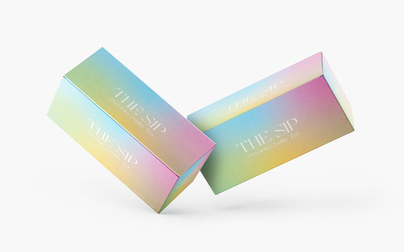 Customisable Tea Product Range Mockup - TemplateMonster