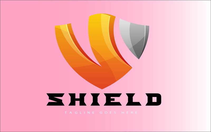 Shield Gradient Logo Templates #294600 - TemplateMonster