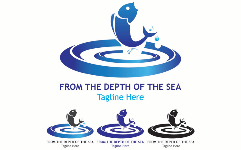Form The Depth Of The Sea Logo #305696 - TemplateMonster