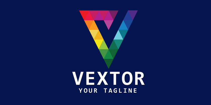 The Vextor - Letter V Logo #278543 - TemplateMonster