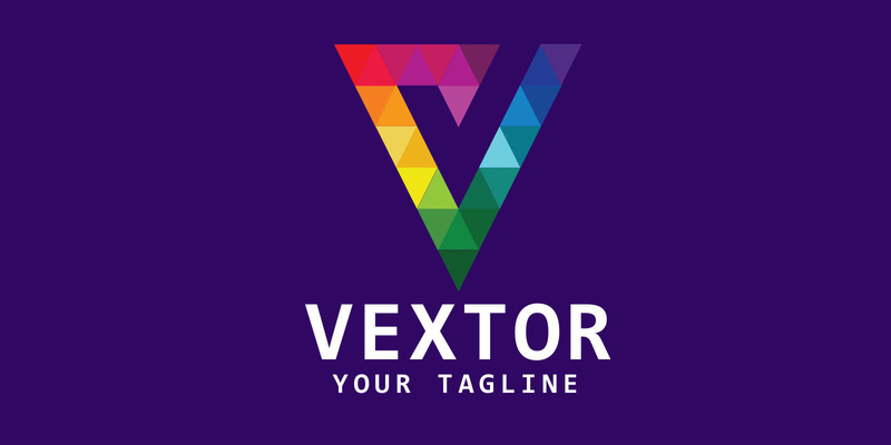 The Vextor - Letter V Logo #278543 - TemplateMonster