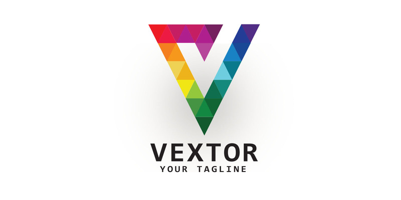 The Vextor Letter V Logo 278543 Templatemonster