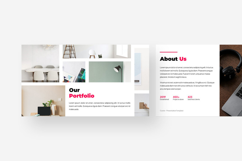 Caster Google Slides Template #297719 - TemplateMonster