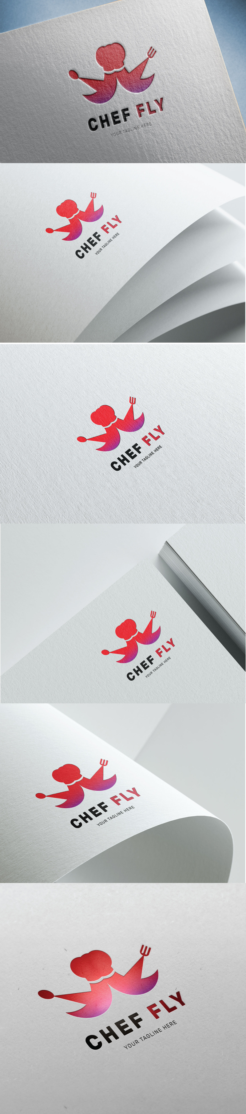 Chef Fly Logo Template Design For You Restaurant Business