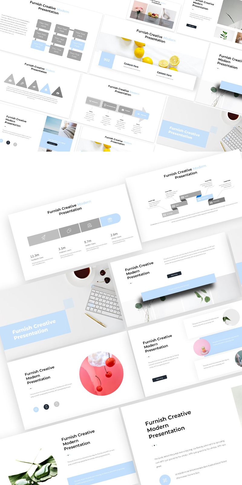 Creatieve PowerPoint-sjabloon inrichten - TemplateMonster