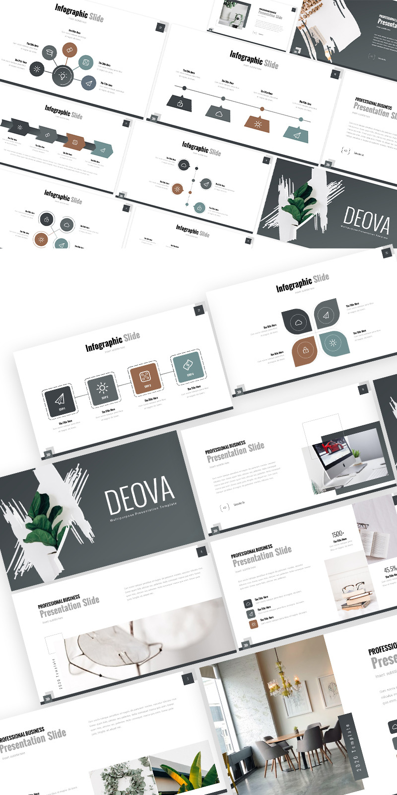 Deova Multipurpose Google Slides Template - TemplateMonster