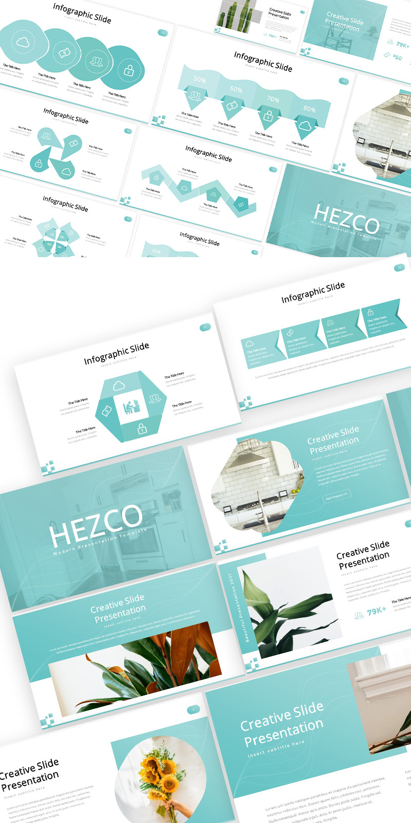 Hezco Modern Google Slides Template #272691 - TemplateMonster