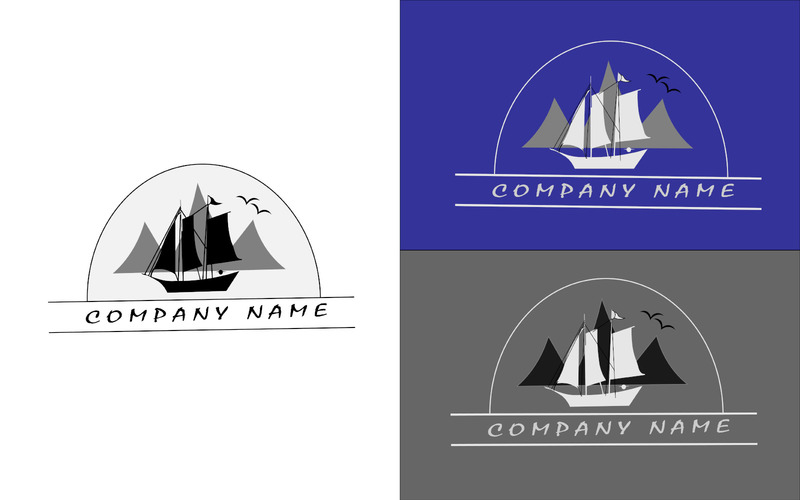 Sea Boat service logo Templates #431220 - TemplateMonster