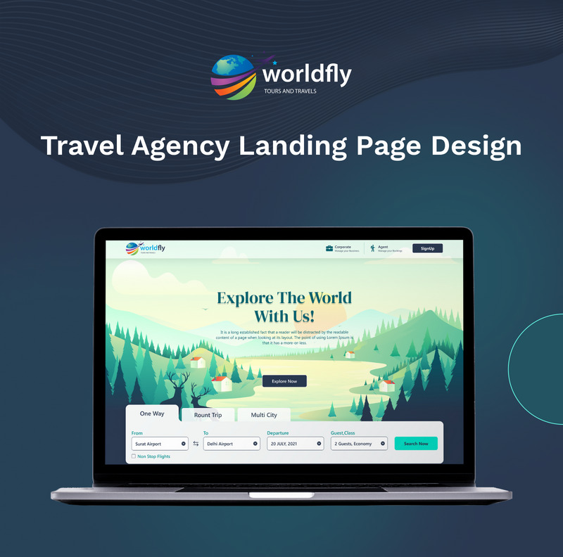 Travel Agency - Landing Page Design Figma Kit