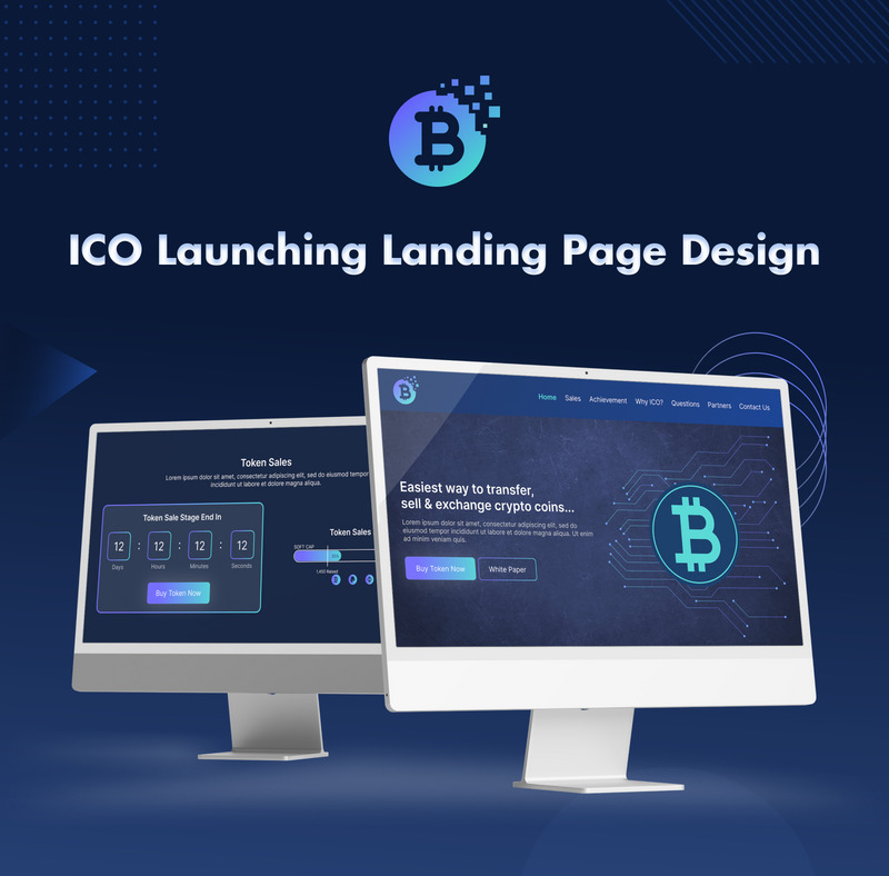 ICO-Launch - Landing Page Figma Kit #286060 - TemplateMonster