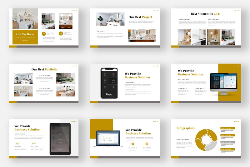 Interia - Business PowerPoint Template - TemplateMonster