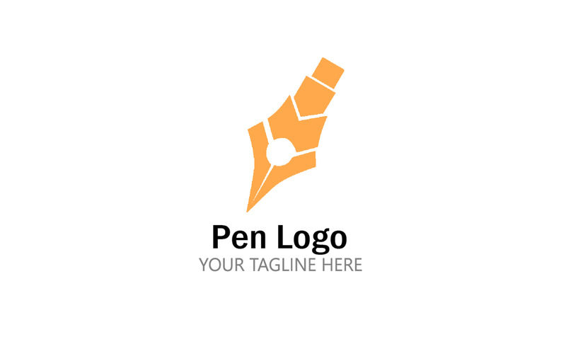Pen Logo is Used for All Corporate Designs - TemplateMonster