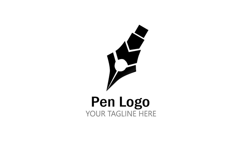 Pen Logo is Used for All Corporate Designs - TemplateMonster