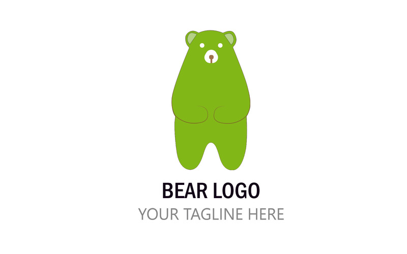 Conception de logo d'ours pour tous les travaux