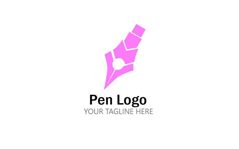 Pen Logo is Used for All Corporate Designs - TemplateMonster