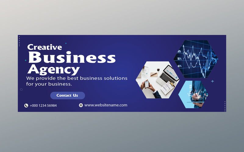 Facebook Cover Banner Design Template Creative Business