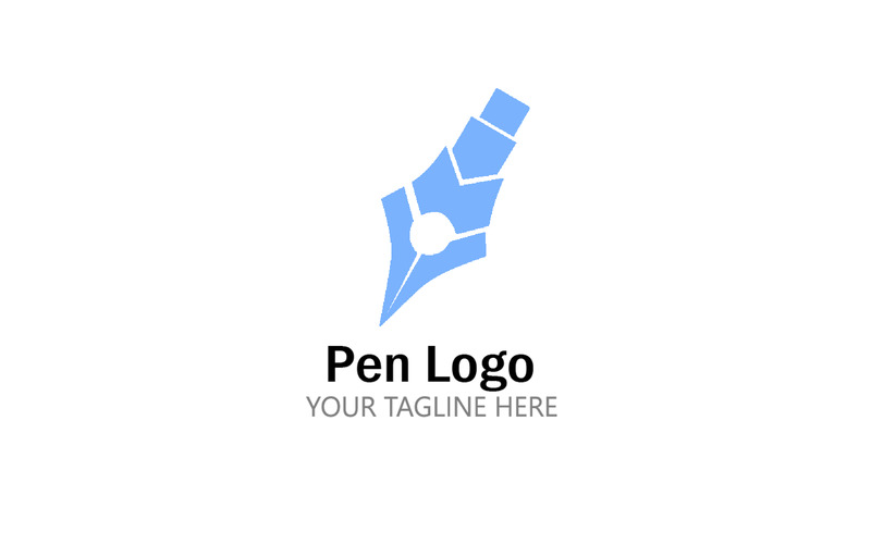 Pen Logo is Used for All Corporate Designs - TemplateMonster
