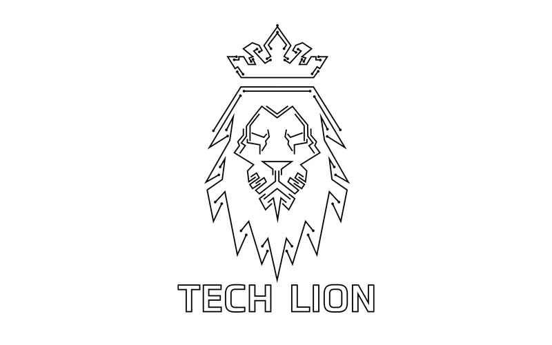 Tech Lion Logo Design - Brand Identity - TemplateMonster
