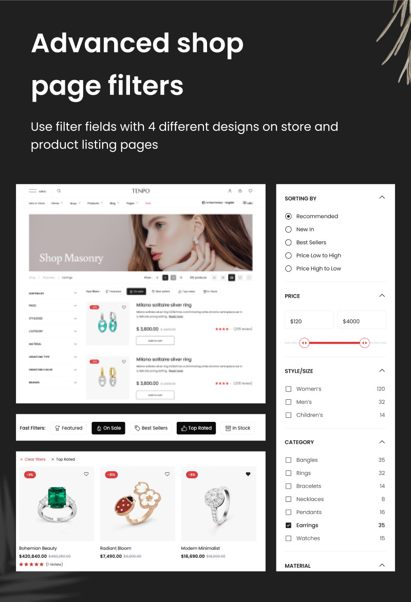 Tenpo - Modern eCommerce WordPress Theme - TemplateMonster