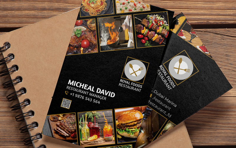 Restaurant Business Card - Hotel Visiting Card