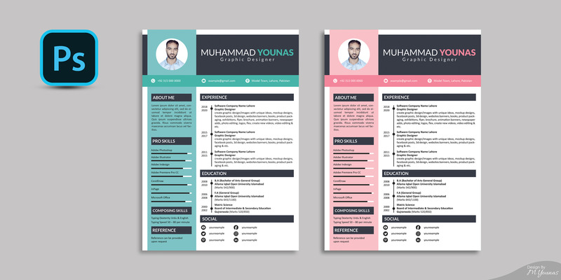 Professionell CV-mall | CV CV-mall @DesignYounas