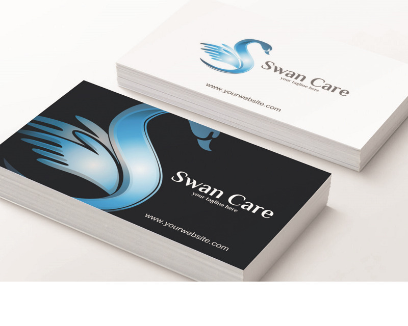 Swan Care – Logo Template #332299 - TemplateMonster