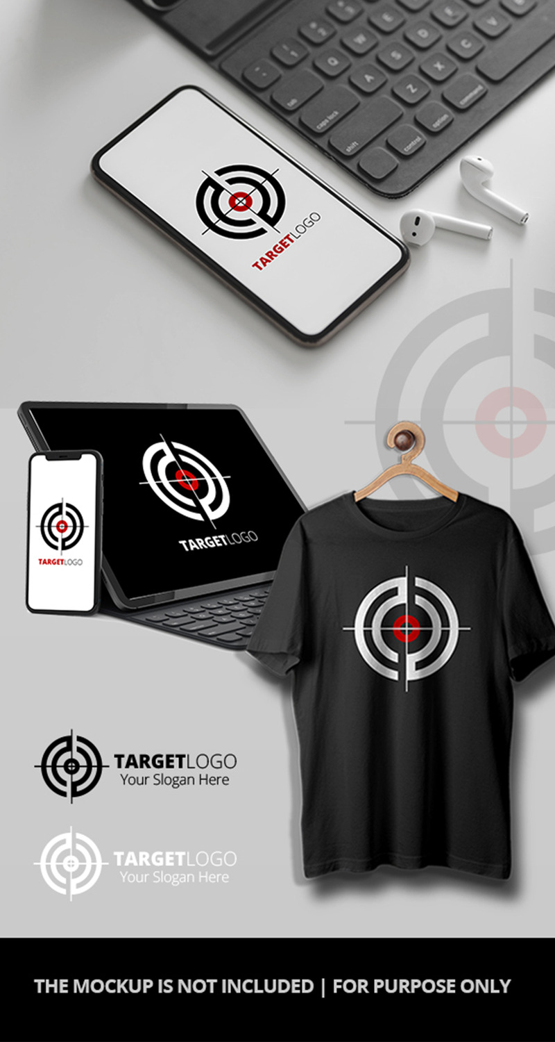 Target Premium Logo - Aim Logo #295407 - TemplateMonster