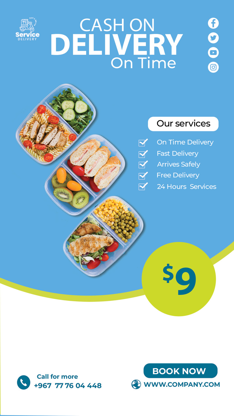 Delivery Service Company Identity Design Template - Another Flyer DL