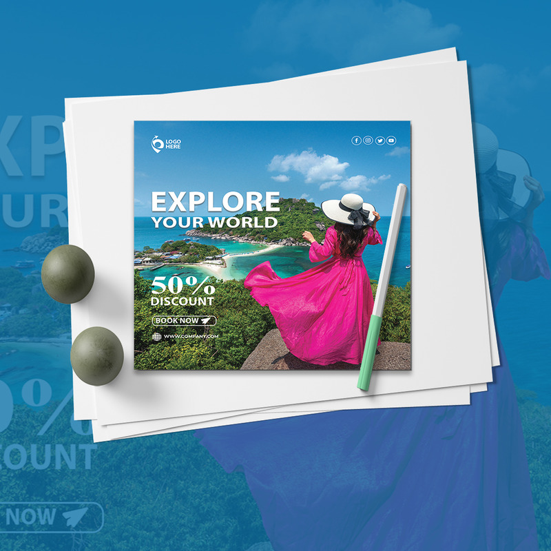Flyer Template - Modern Travel Agency - Tour Packages