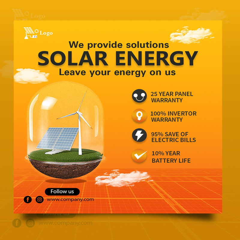 Renewable Solar Energy Flyer Template - Another Template