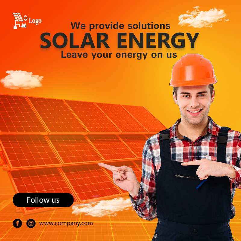 Renewable Solar Energy Flyer Template - TemplateMonster