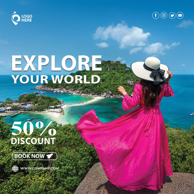 Flyer Template - Modern Travel Agency - Tour Packages