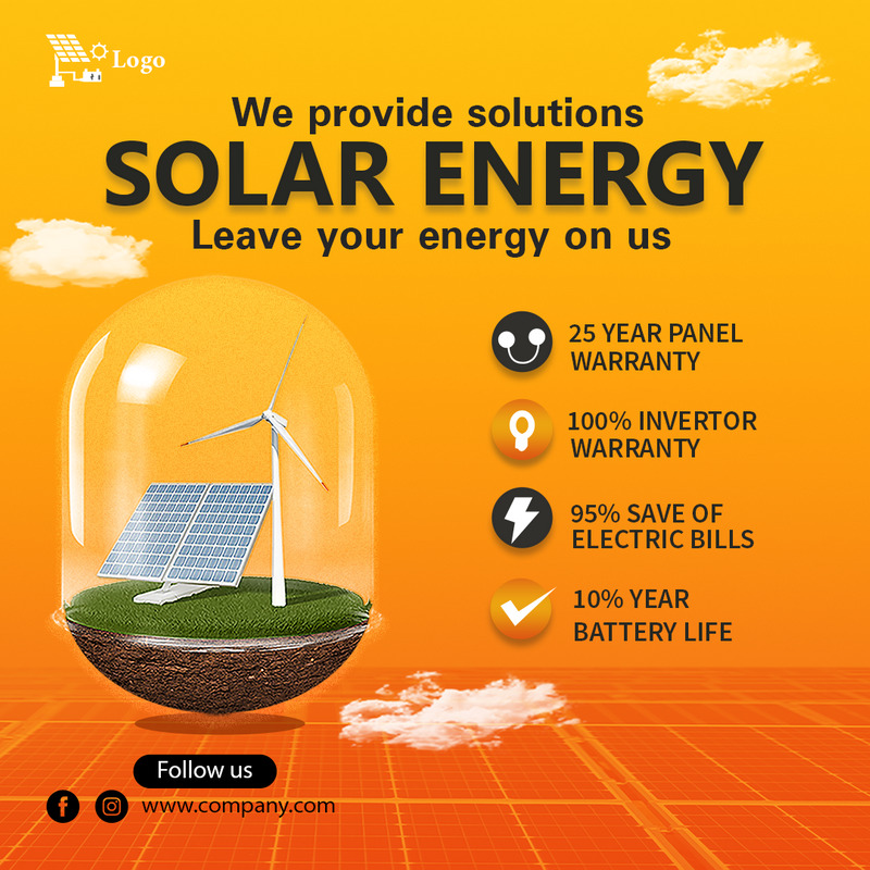 Renewable Solar Energy Flyer Template - Another Template