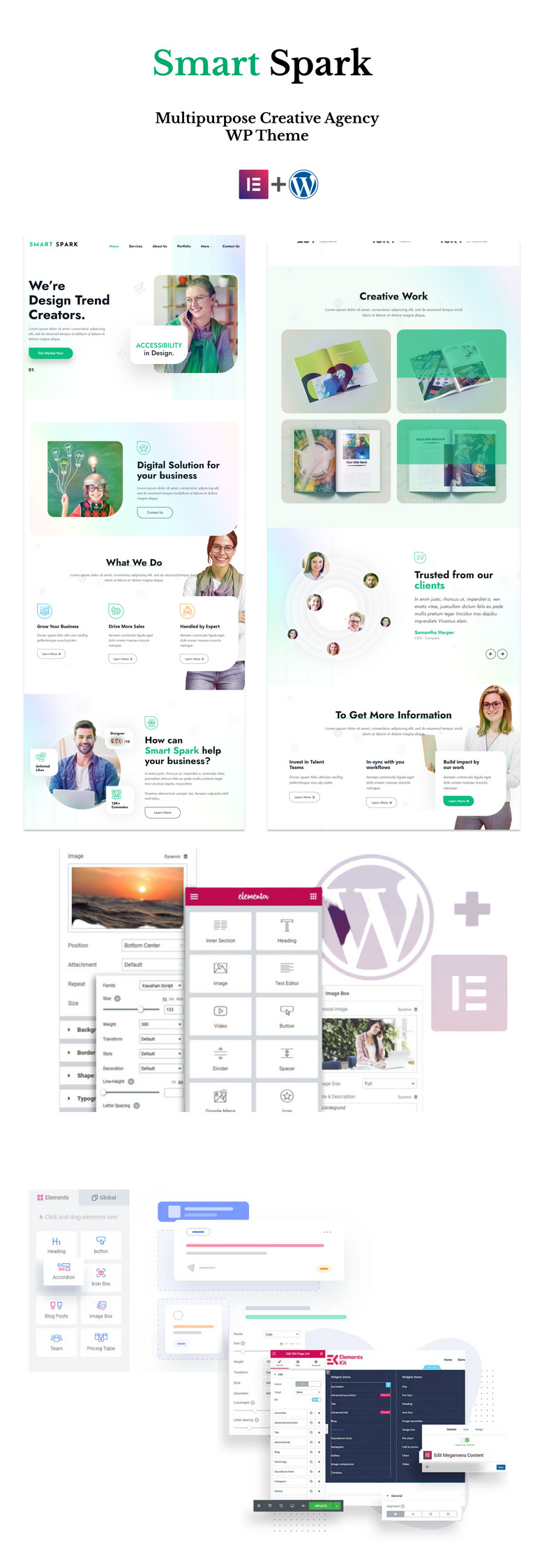 Smart Spark - Multipurpose Creative Agency WordPress Theme