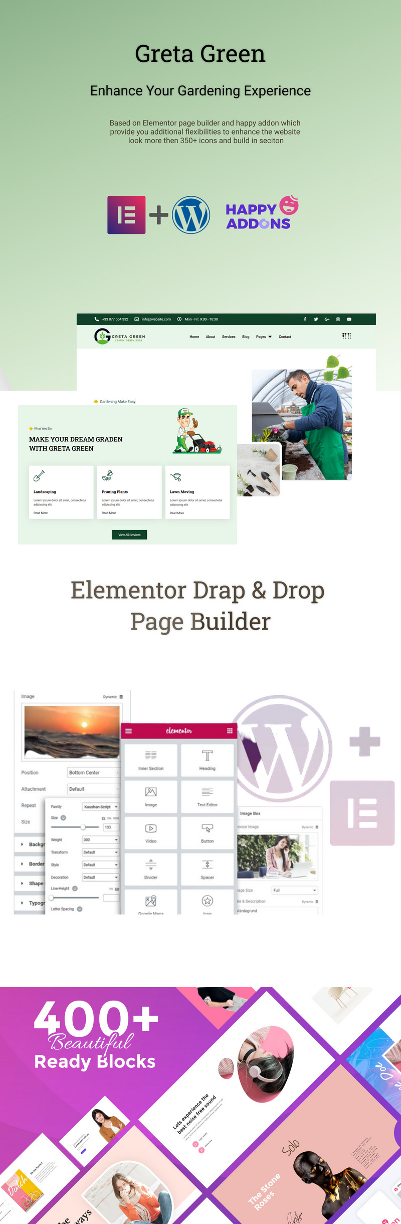 Greta Green Lawn & Landscaping WordPress Theme