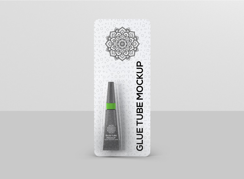 Super Glue Packaging Mockup #344200 - TemplateMonster