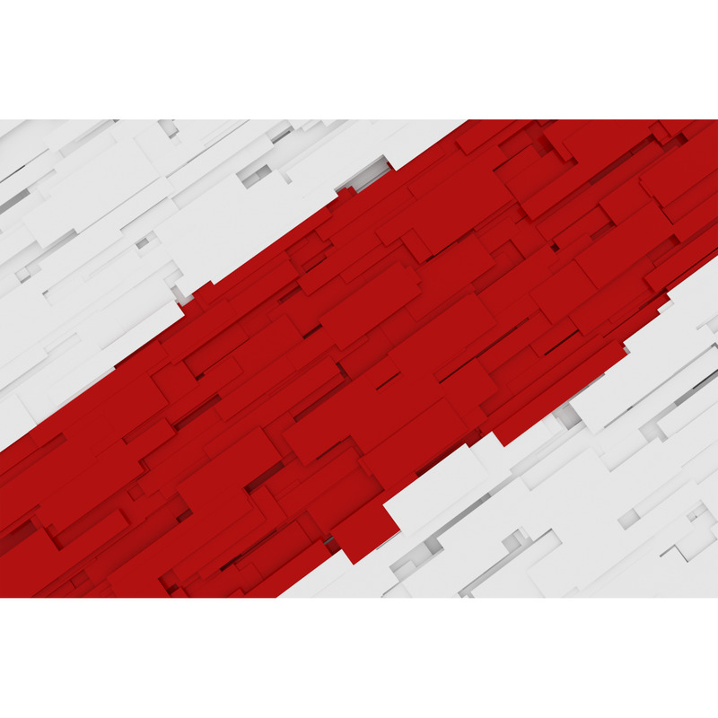 3d Geometric Abstract Backgrounds Red White - TemplateMonster