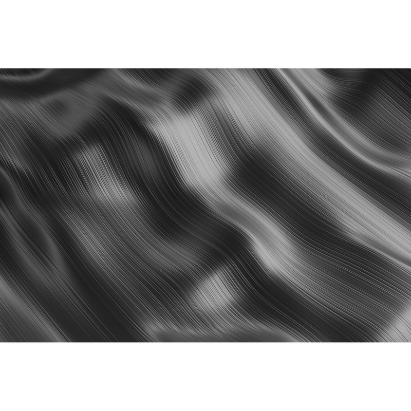 Abstract 3d Wavy Lines Background Silver Color