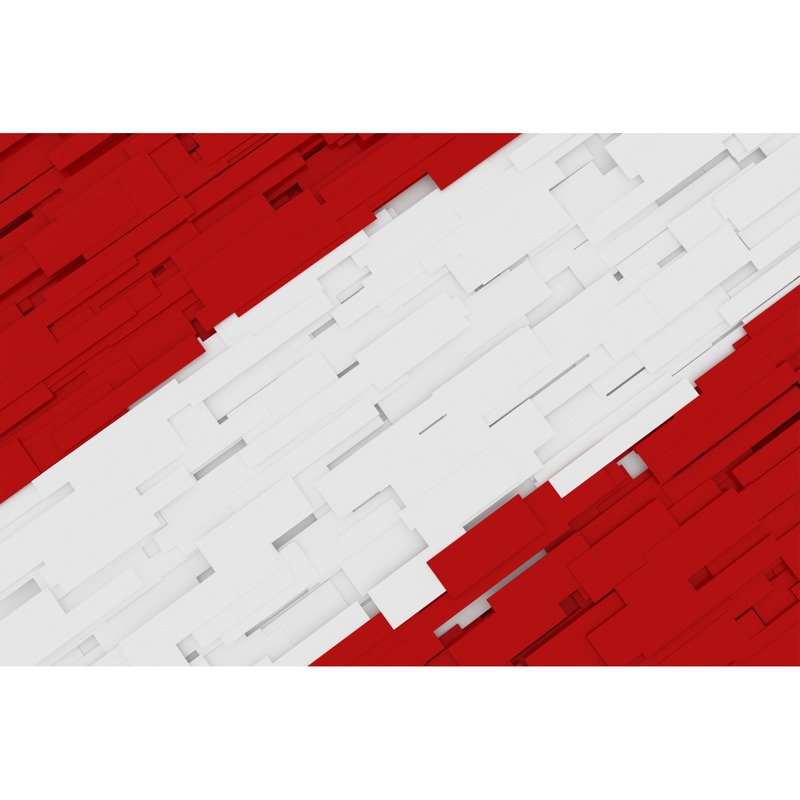 3d Geometric Abstract Backgrounds Red White - TemplateMonster