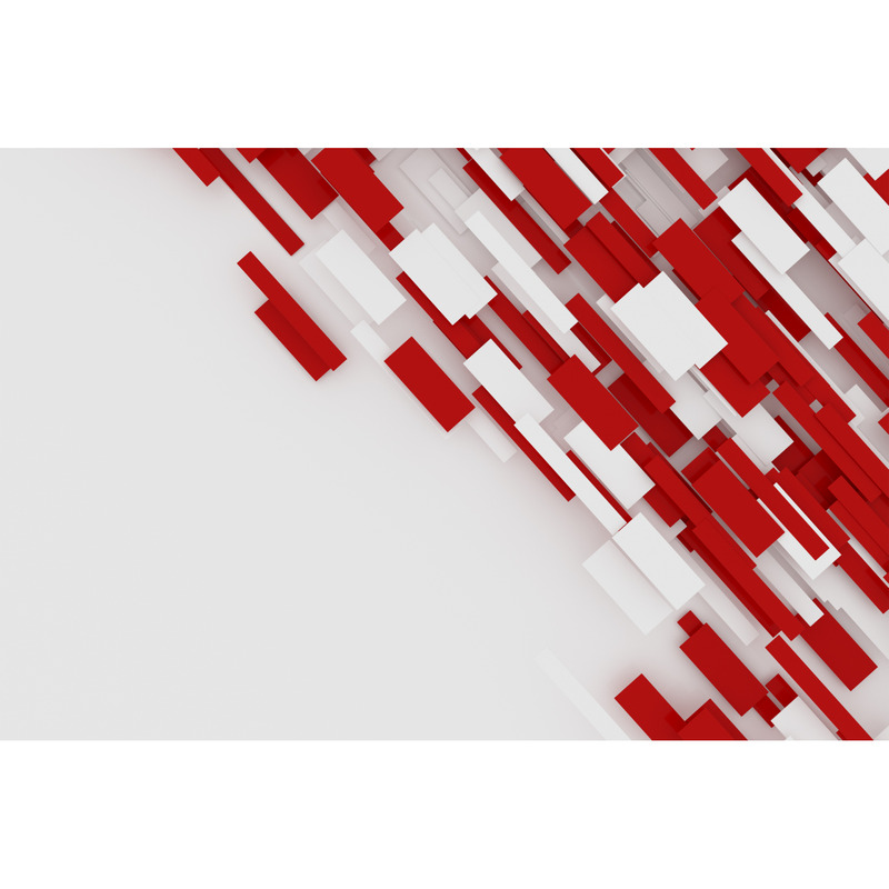 3d Geometric Abstract Backgrounds Red White - TemplateMonster
