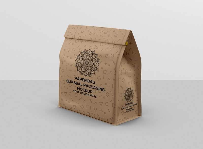 Paper Packaging Bag Mockup #342974 - TemplateMonster