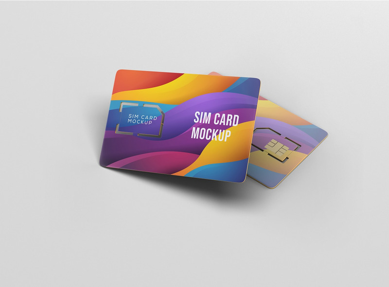 Sim Card - Sim Card Mockup #343609 - TemplateMonster