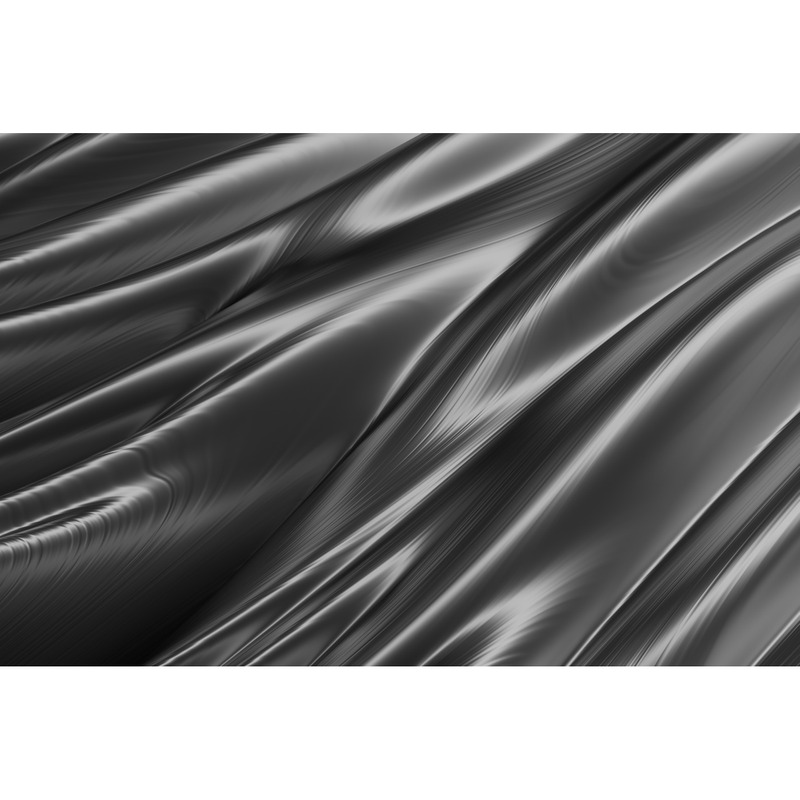Abstract 3d Wavy Lines Background Silver Color