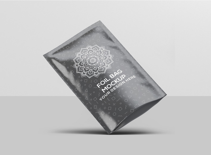 Foil Bag - Foil Bag Mockup #342359 - TemplateMonster