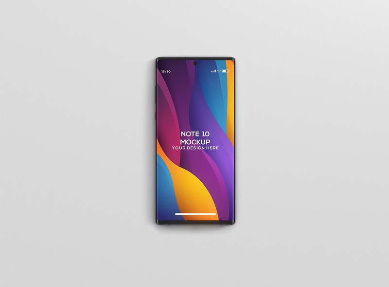 Smartphone Note 10 Mockup #343632 - TemplateMonster