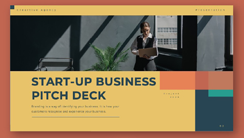 60 Slide Pitch Deck Business Keynote Presentation Template