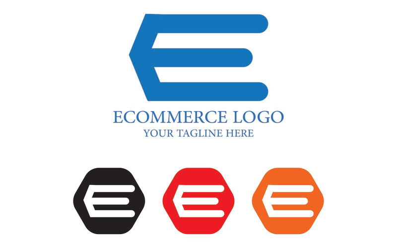 Ecommerce Logo - Letter E Logo #311316 - TemplateMonster