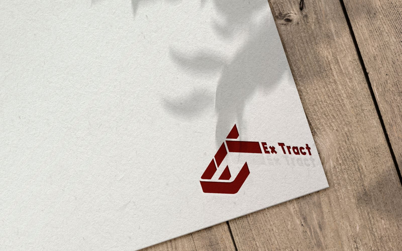 -Ex Tract- logo digital Template #310381 - TemplateMonster