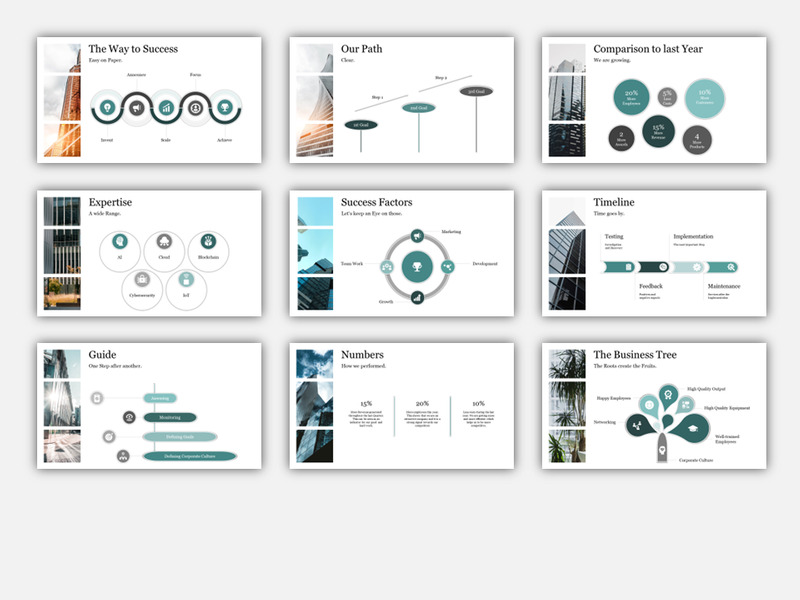 Professional, Minimal, Clean Powerpoint Template